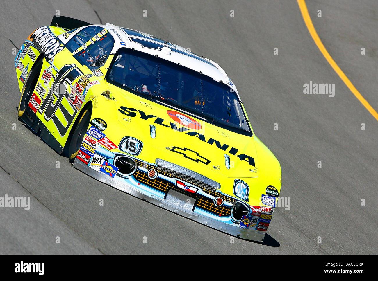 Paul Menard practices at Michigan with the special 50th anniversary of ...