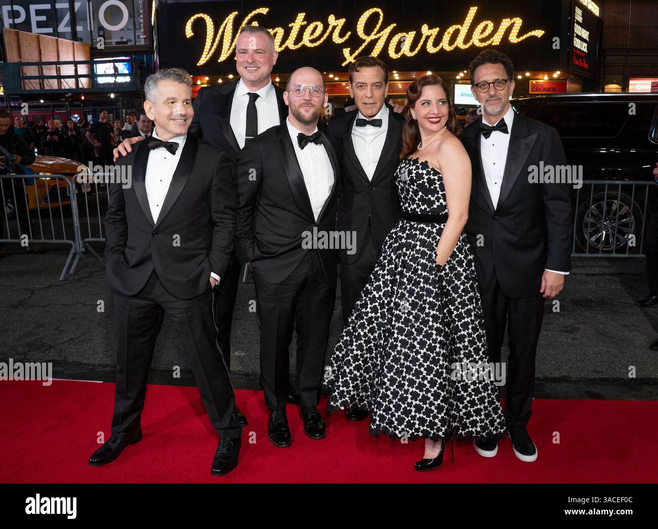 David Cromer, John Johnson, Greg Nobile, George Clooney, Sue Wagner and ...