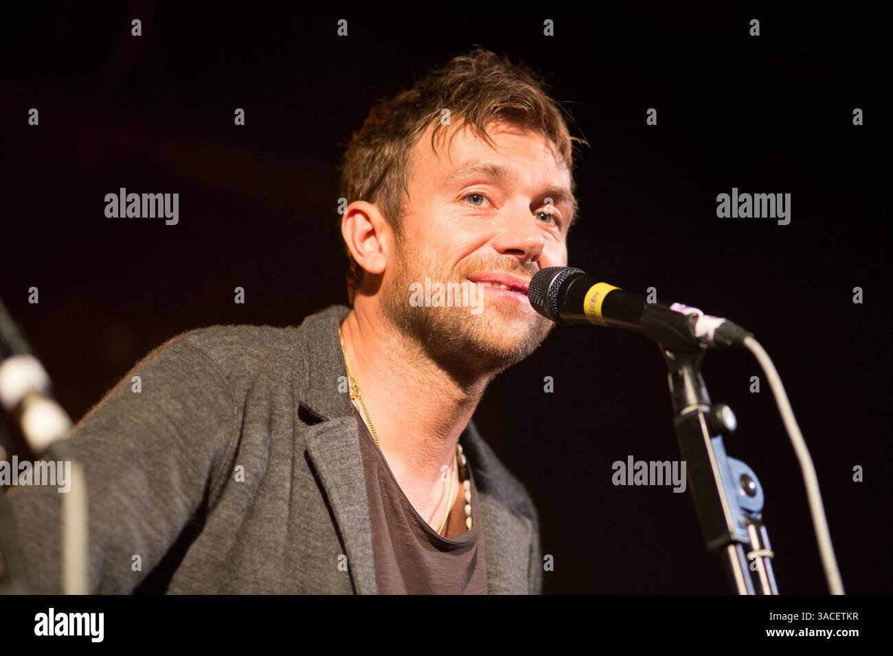 Damon Albarn performs on the Africa Express tour at Solus, Cardiff ...
