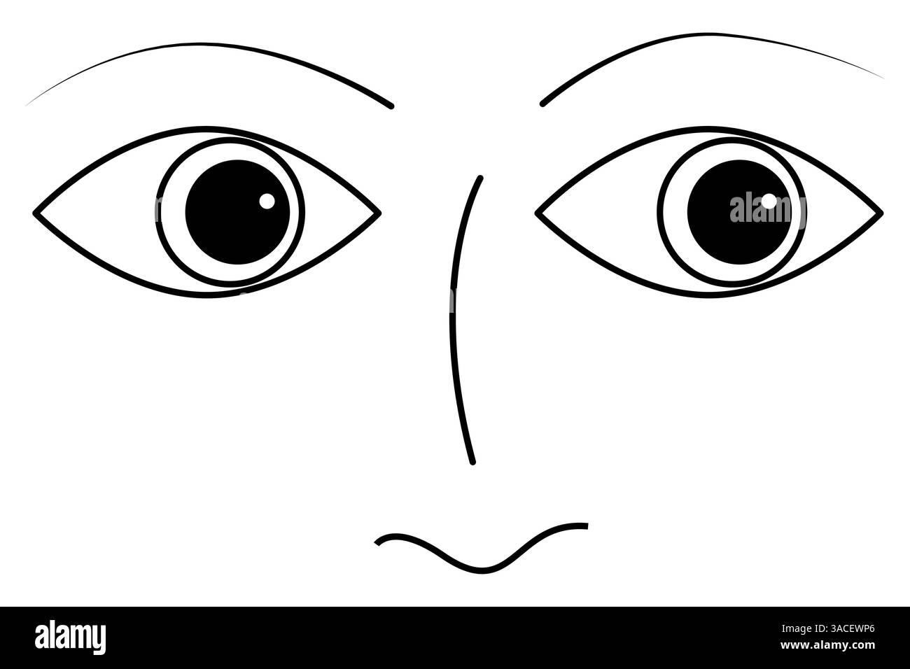 Eyeball drawing hi-res stock photography and images - Alamy