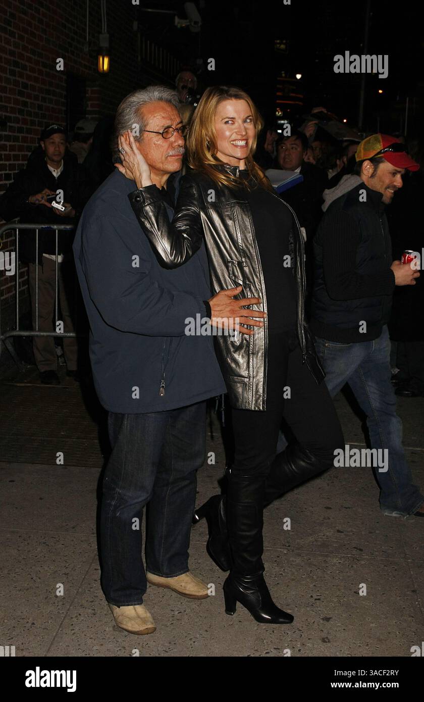 March 17 2008, New York City Actor Edward James Olmos and actress Lucy ...