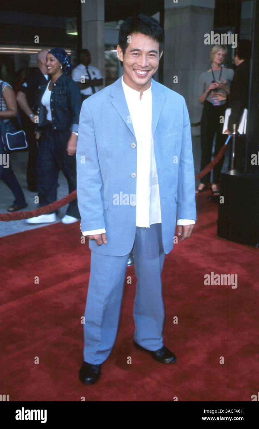 Jun 25, 2001 - Hollywood, California, USA - Jet Li at the Premiere of ...