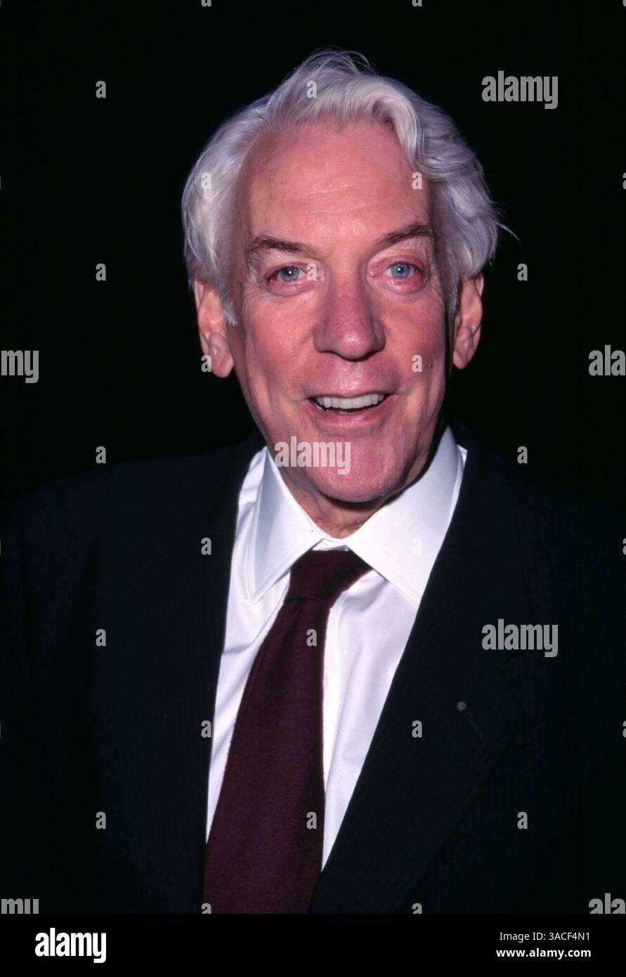 Oct 22, 2001 - Hollywood, California, USA - Donald Sutherland at the ...