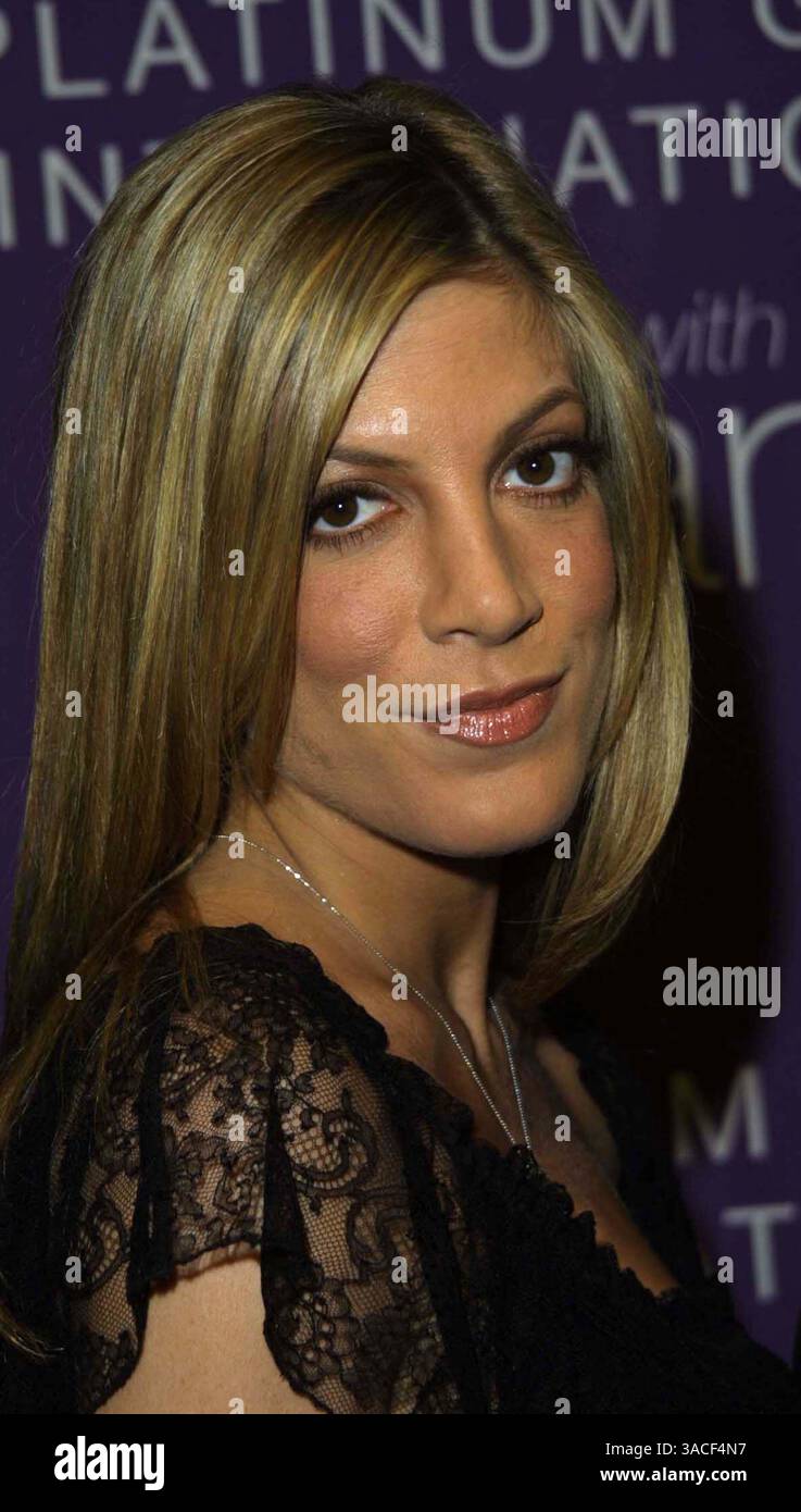Feb 12, 2002 - Hollywood, California, USA - Tori Spelling attends ...