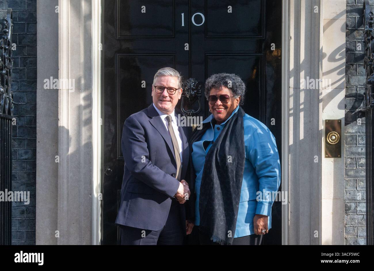 London, England, UK. 4th Apr, 2025. UK Prime Minister KEIR STARMER ...