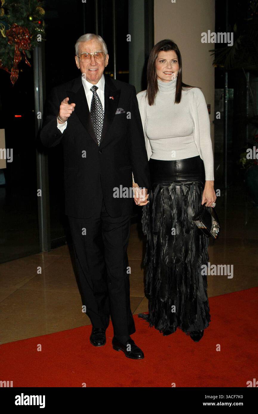 Dec 07, 2003 - Hollywood, California, USA - Ed McMahon and wife Pam at ...