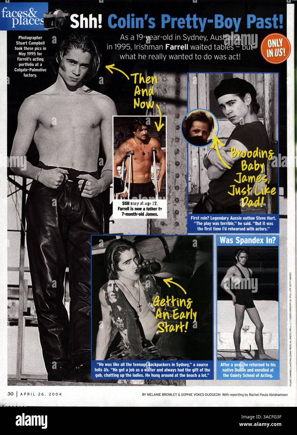 Apr 26, 2004; Sydney, AUSTRALIA; US Weekly featured a full-page spread ...