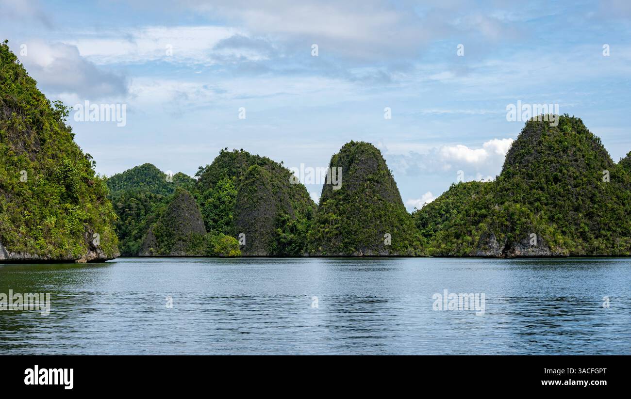 Limestone Karsts, Wayag, Rajah Ampat, Indonesia Stock Photo - Alamy