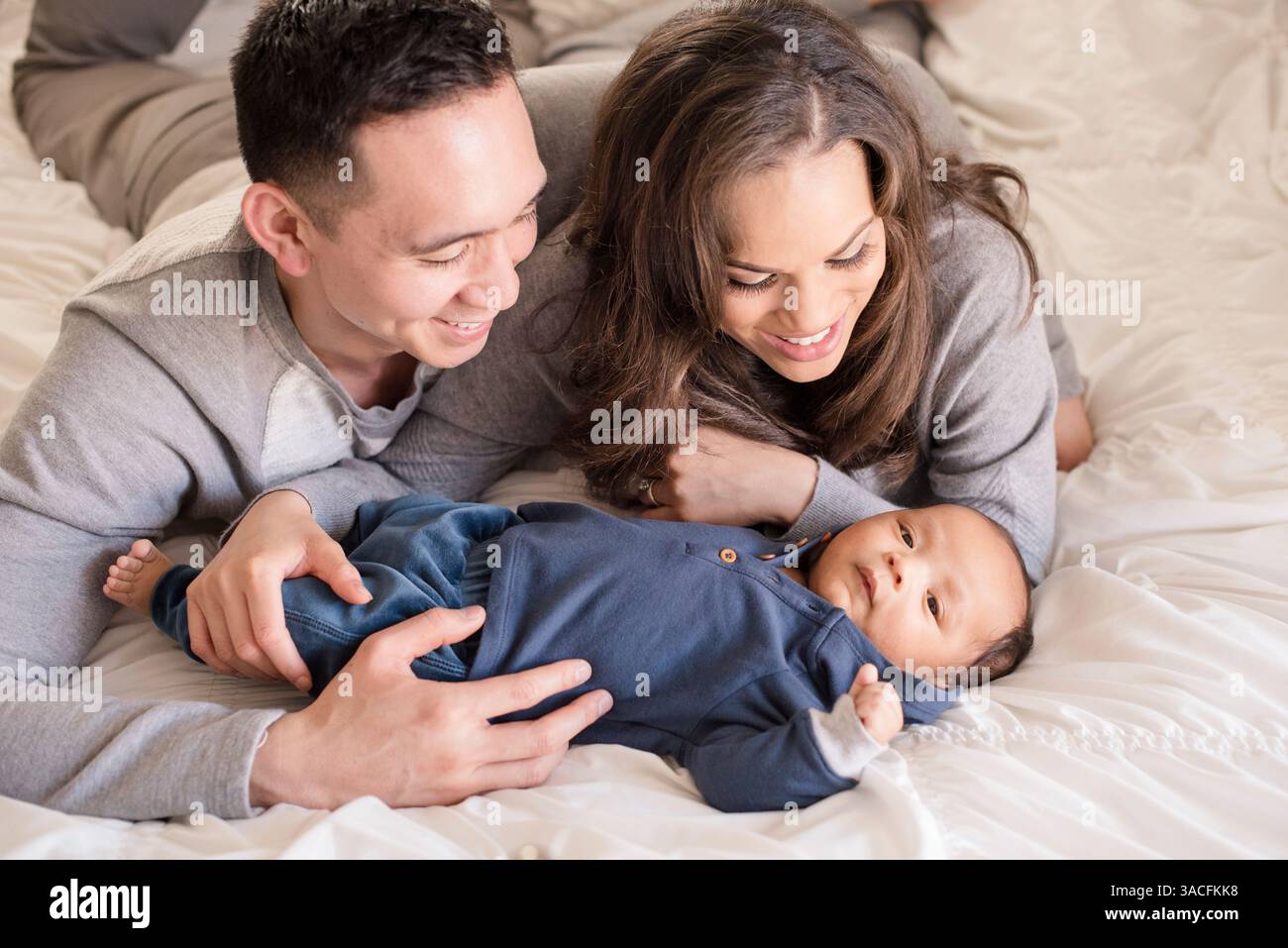 Asian american family mom dad father hi-res stock photography and ...