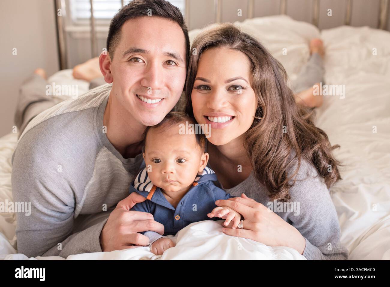 Asian american family mom dad father hi-res stock photography and ...