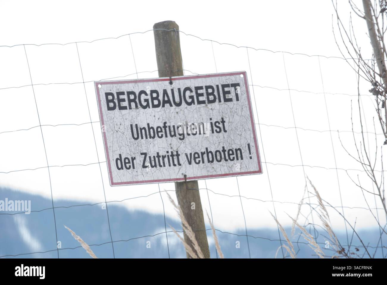 an old access to a mine in a mining area old access to a mine Stock ...
