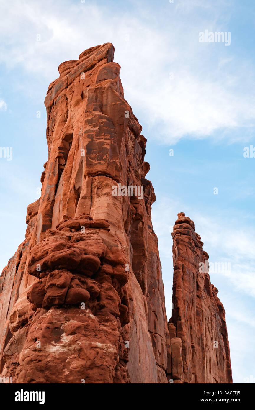 Sunlit Rocky Terrain with Layers of Mountain Ridges Stock Photo - Alamy