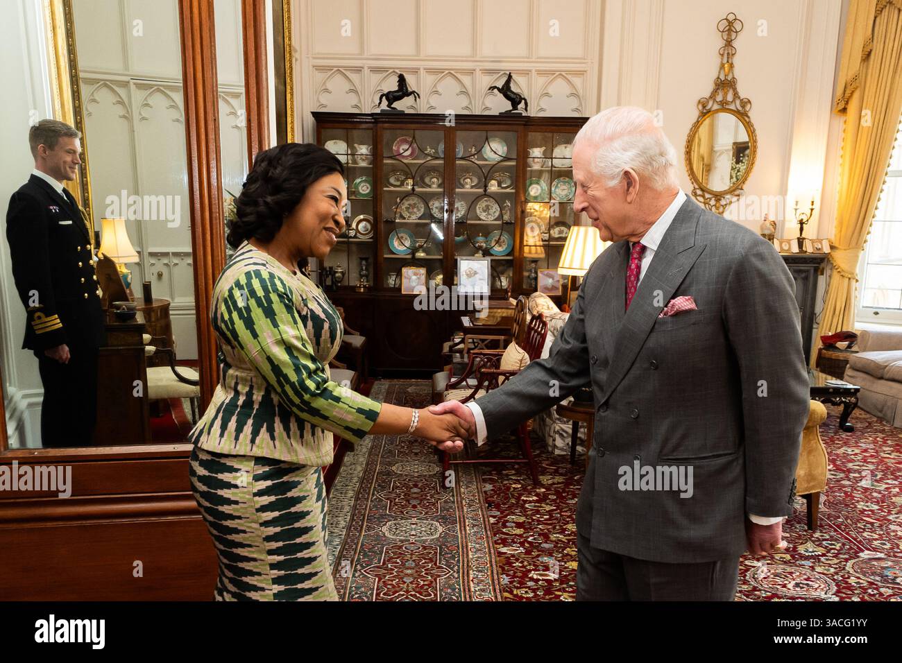 King Charles III receives Commonwealth Secretary-General, Shirley ...