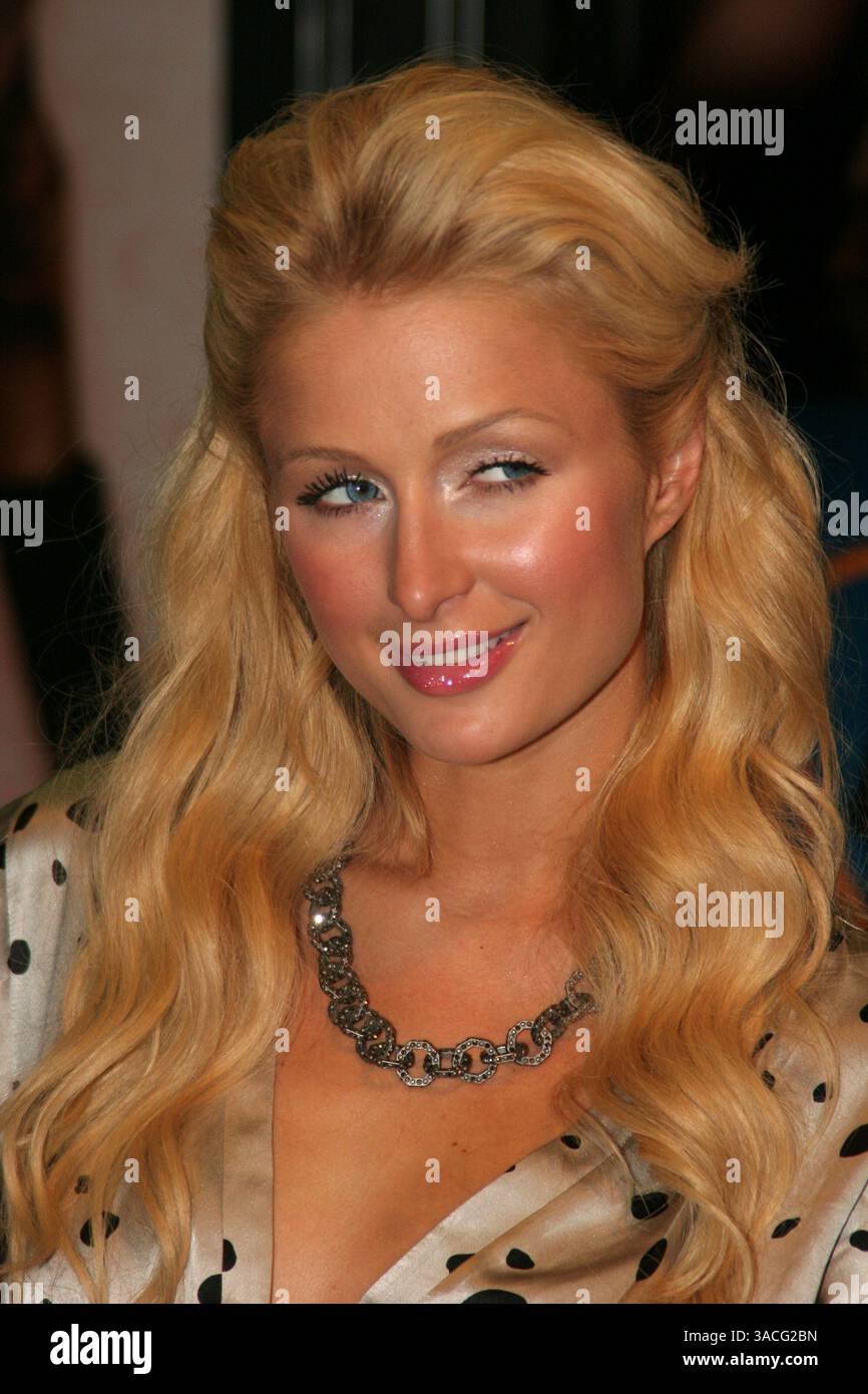 Paris Hilton attends a signing of her new CD held at the FYE ...