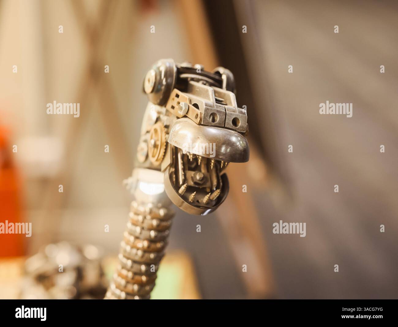 An Innovative and Striking Metal Sculpture that Depicts a Fascinating ...