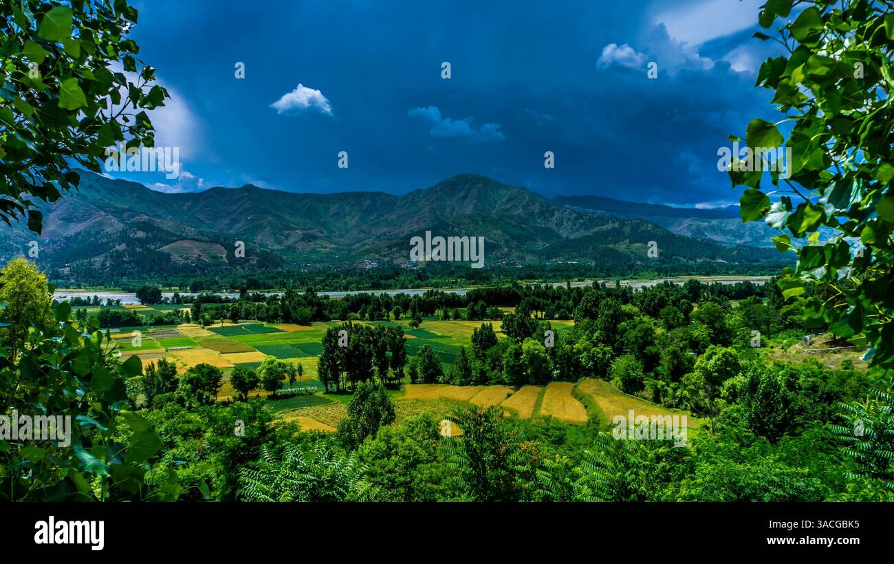 Mountains and landscapes of Kalam Pakistan Stock Photo - Alamy