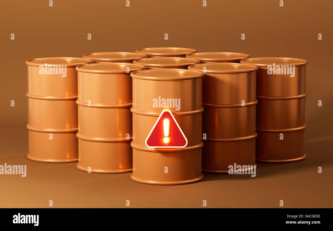 Cartoon gasoline tank, gasoline drum model, 3d rendering. 3d ...