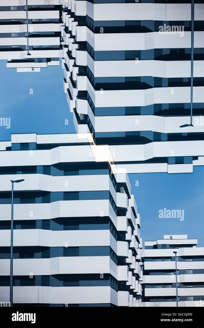 Abstract Symmetrical Design with Futuristic Geometric Patterns ...