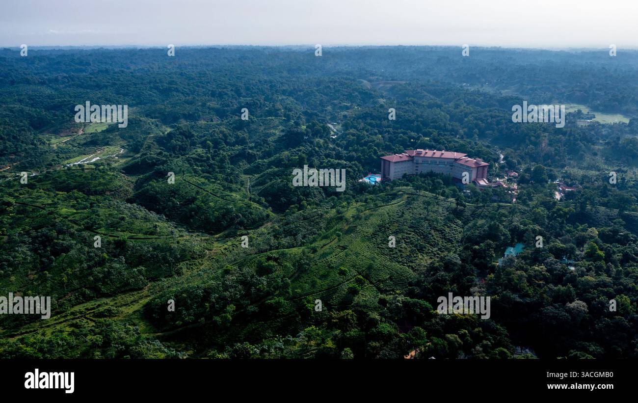 Aerial view of the Grand Sultan Tea Resort & Golf, a luxurious 5-star ...