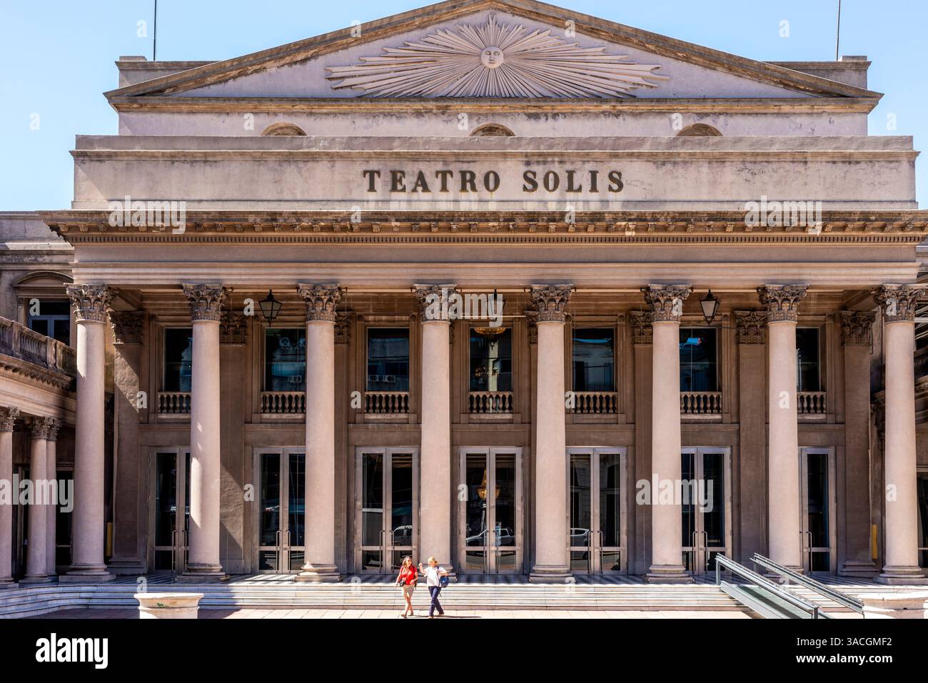 The Solis Theatre (Teatro Solis) Buenos Aires Street, Montevideo, Uruguay Stock Photo - Alamy