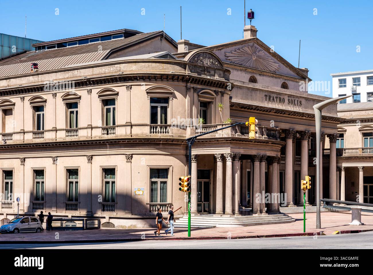 The Solis Theatre (Teatro Solis) Buenos Aires Street, Montevideo, Uruguay Stock Photo - Alamy