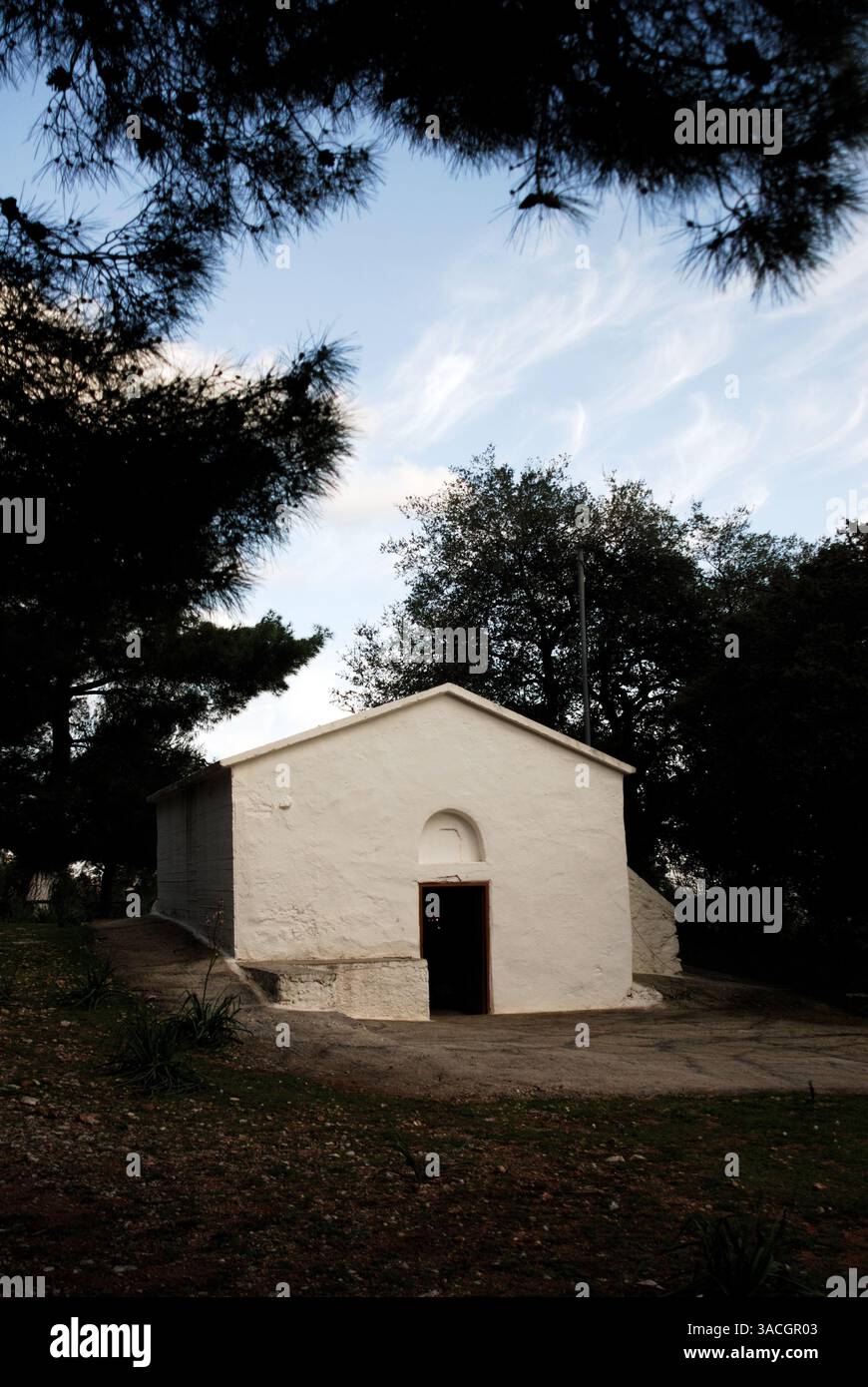 Greece Rhodes island Apollona village (part 2 Stock Photo - Alamy