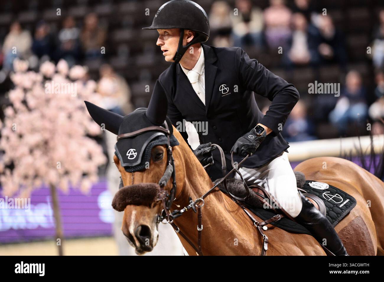 Andreas Schou of Denmark with Billy Matador during the Prize of ...