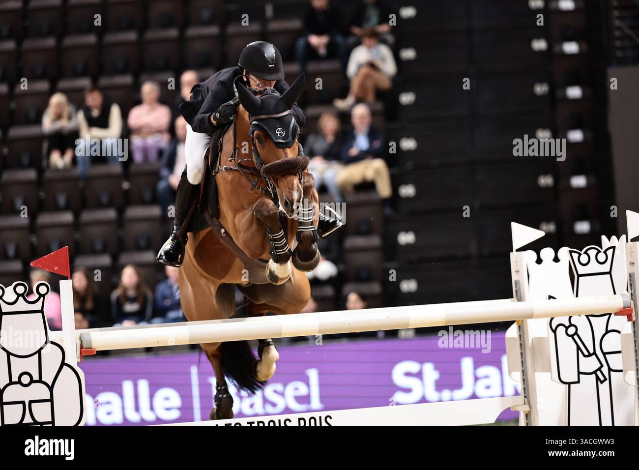 Andreas Schou of Denmark with Billy Matador during the Prize of Gerüstbau Nordwest at the FEI ...