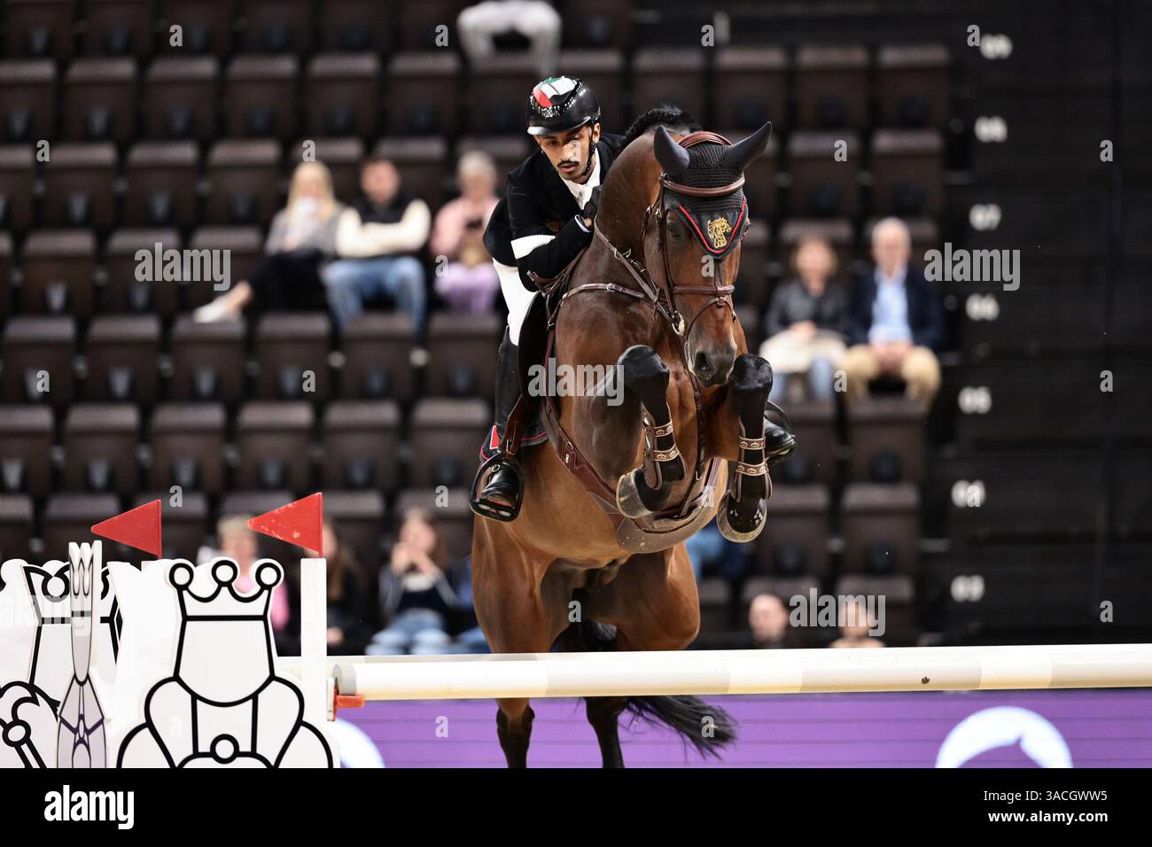 Omar Abdul Aziz Al Marzooqi of United Arab Emirates with Chacco Bay ...