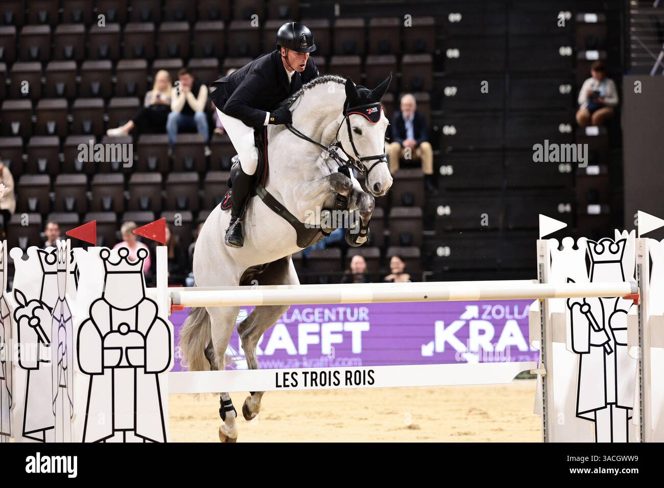Alain Jufer of Switzerland with Joker Blue during the Prize of Gerüstbau Nordwest at the FEI ...