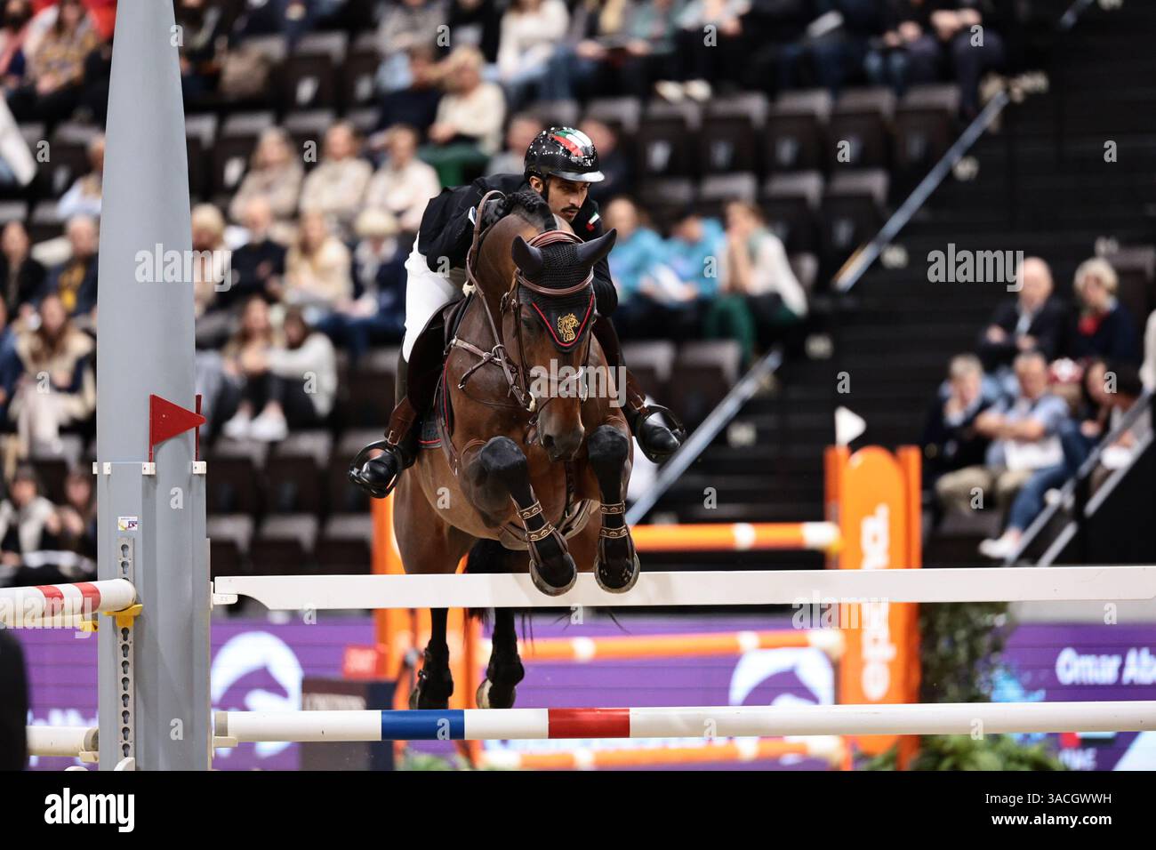 Omar Abdul Aziz Al Marzooqi of United Arab Emirates with Chacco Bay ...