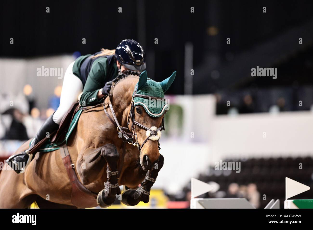 Barbara Schnieper of Switzerland with Licolle during the Prize of ...