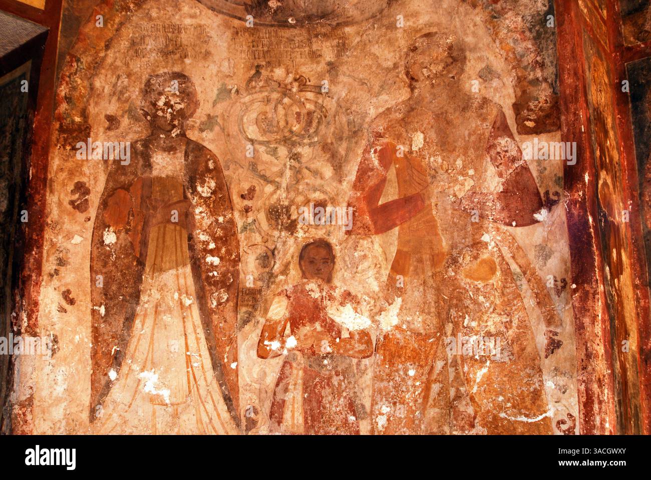 Greece Rhodes island Apollona village (part 2 Stock Photo - Alamy