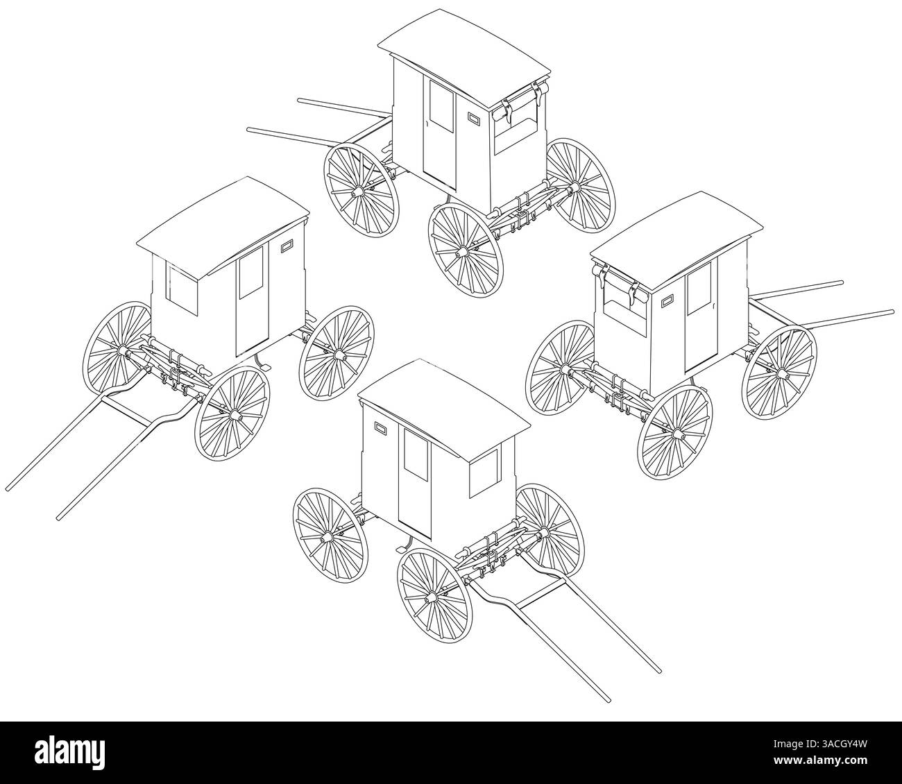 Exterior view roof line Stock Vector Images - Alamy