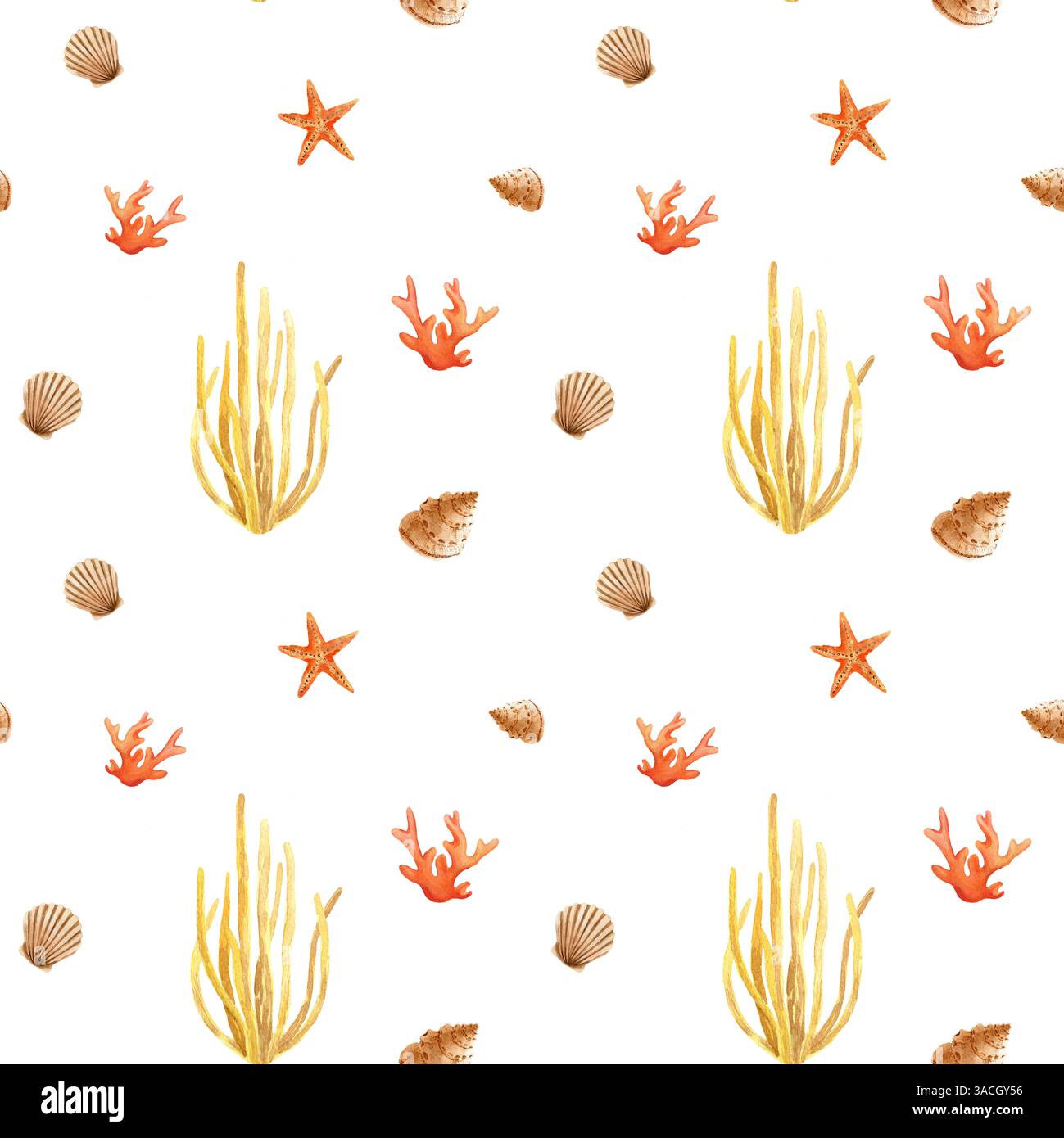 Textile art coral shell Cut Out Stock Images & Pictures - Alamy