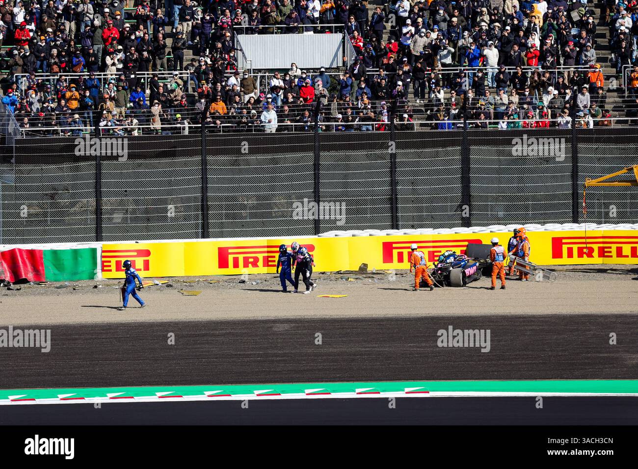 07 DOOHAN Jack (aus), Alpine F1 Team A525, action crash, accident ...