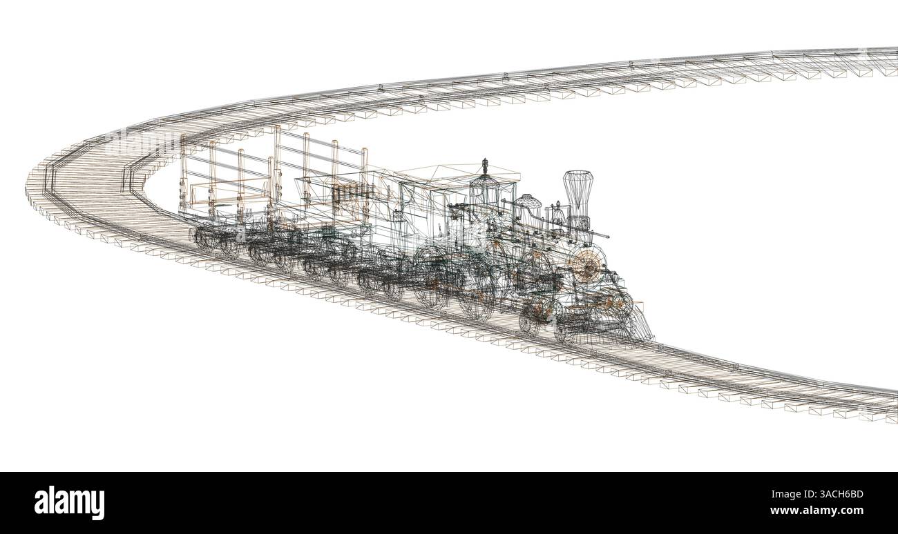 Train system technology Stock Vector Images - Alamy