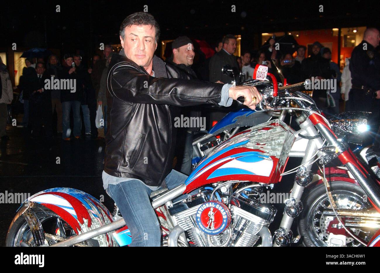 Sylvester stallone actor on motorcycle hi-res stock photography and ...