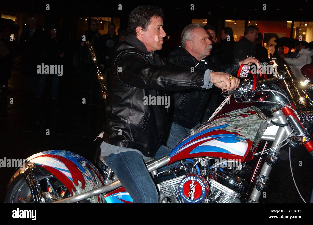 Sylvester stallone actor on motorcycle hi-res stock photography and ...