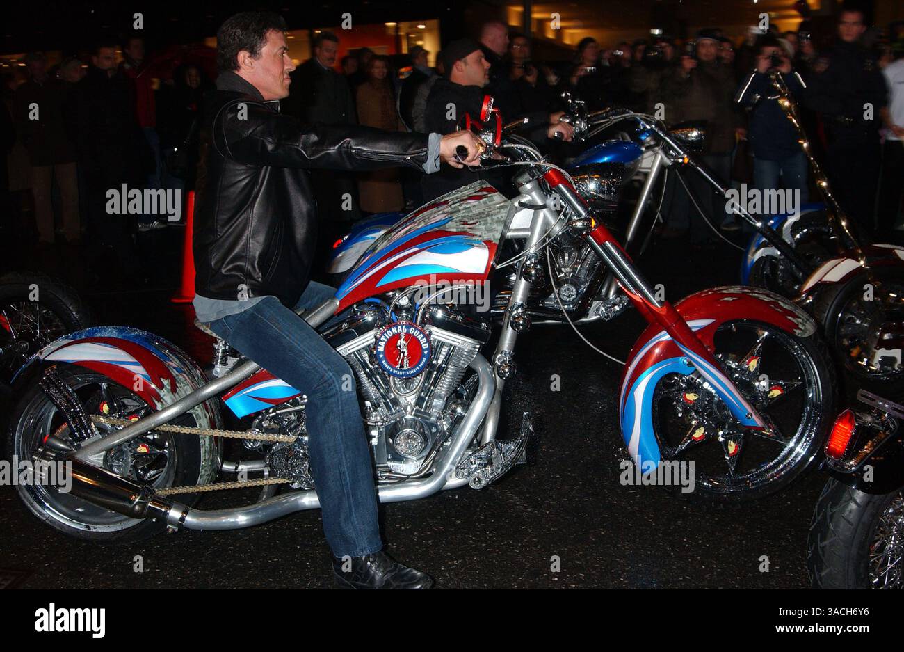 Sylvester stallone actor on motorcycle hi-res stock photography and ...