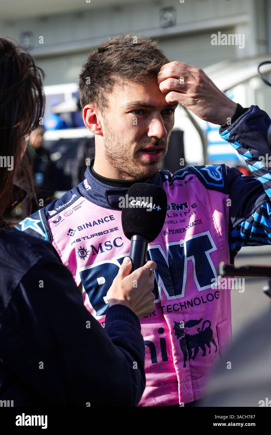 GASLY Pierre (fra), Alpine F1 Team A525, portrait during the Formula 1 ...