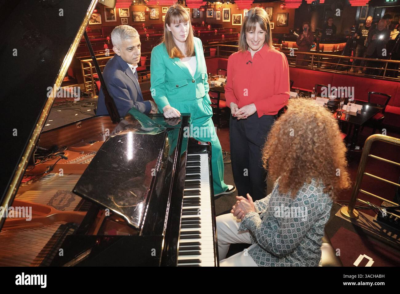 Mayor of London Sir Sadiq Khan, Deputy Prime Minister Angela Rayner ...