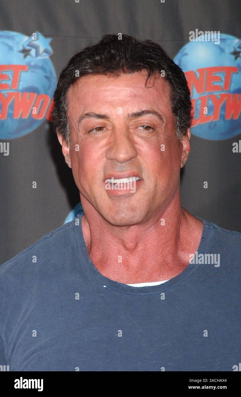 January 17 2008, New York City Actor Sylvester Stallone donates ...