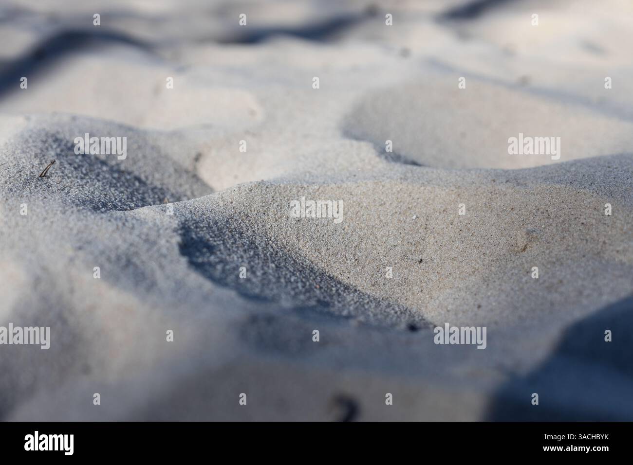 Close-Up View of Soft, Fine Sand Patterns Formed by Natural Forces at ...