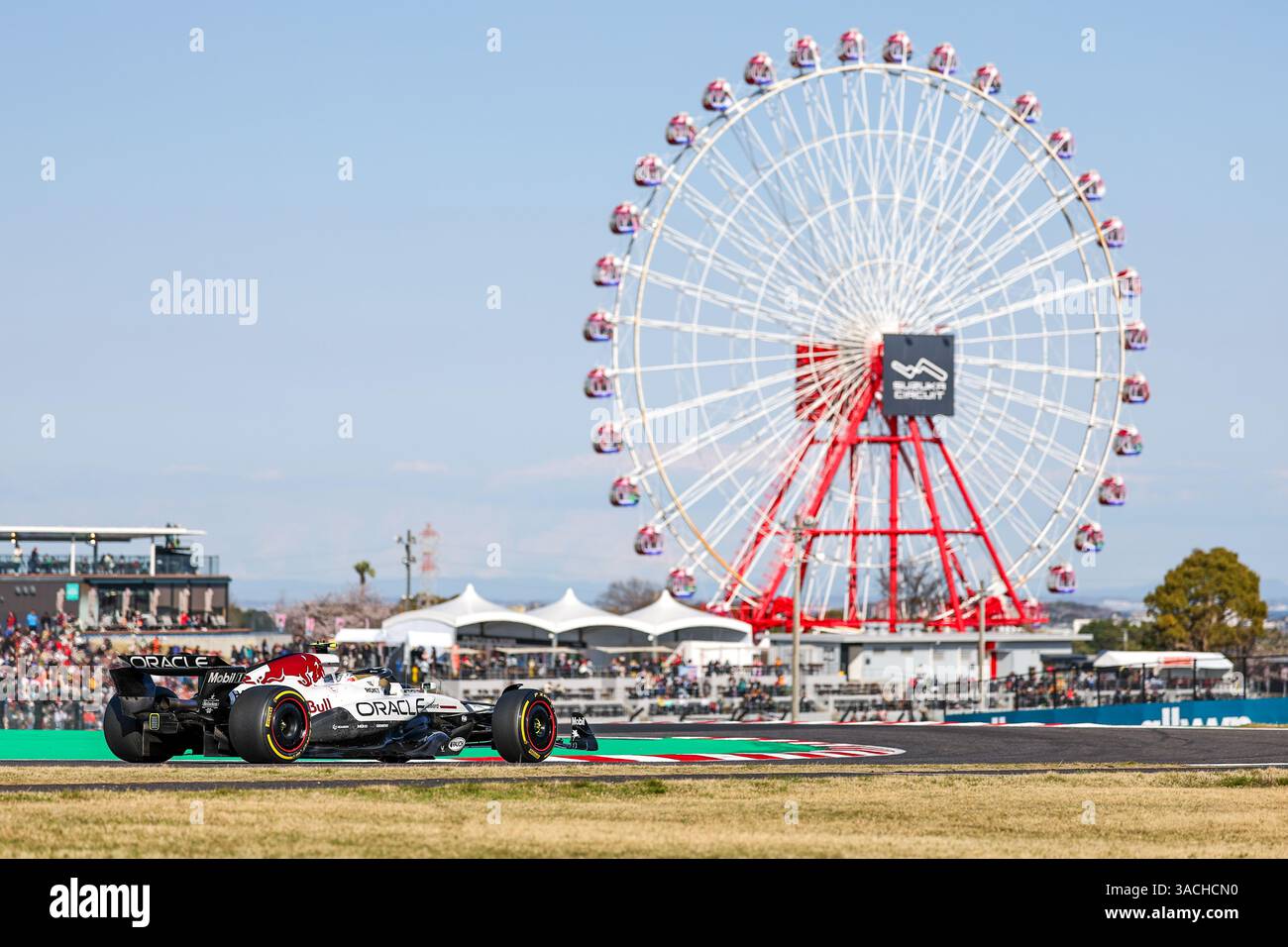 Suzuka, Japan. 4th Apr, 2025. Racing Bulls' driver Tsunoda Yuki of ...