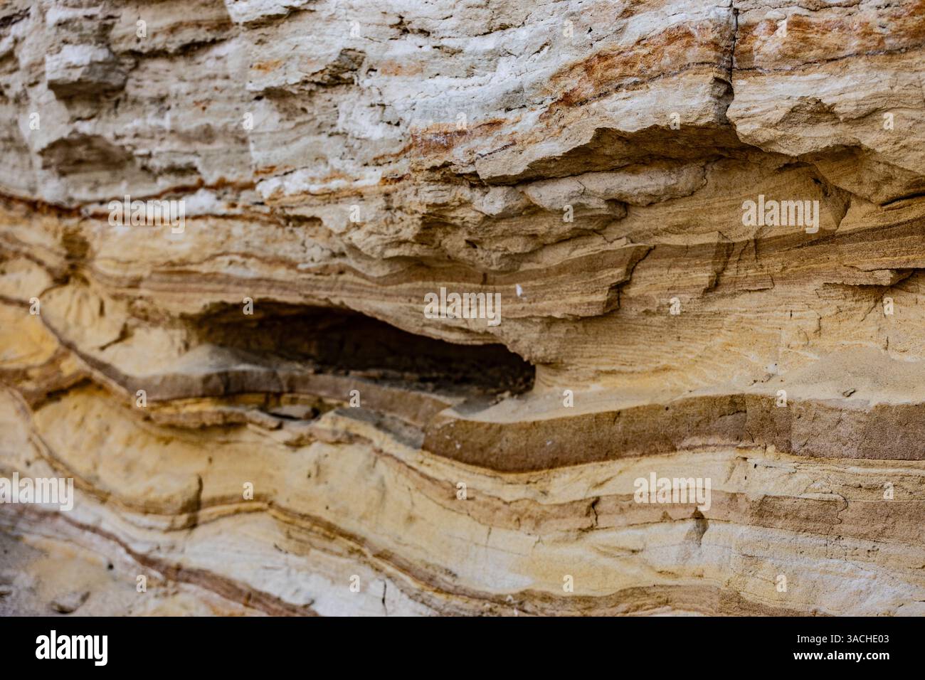 Intricate Layered Rock Formation: A Stunning Display of Natural ...