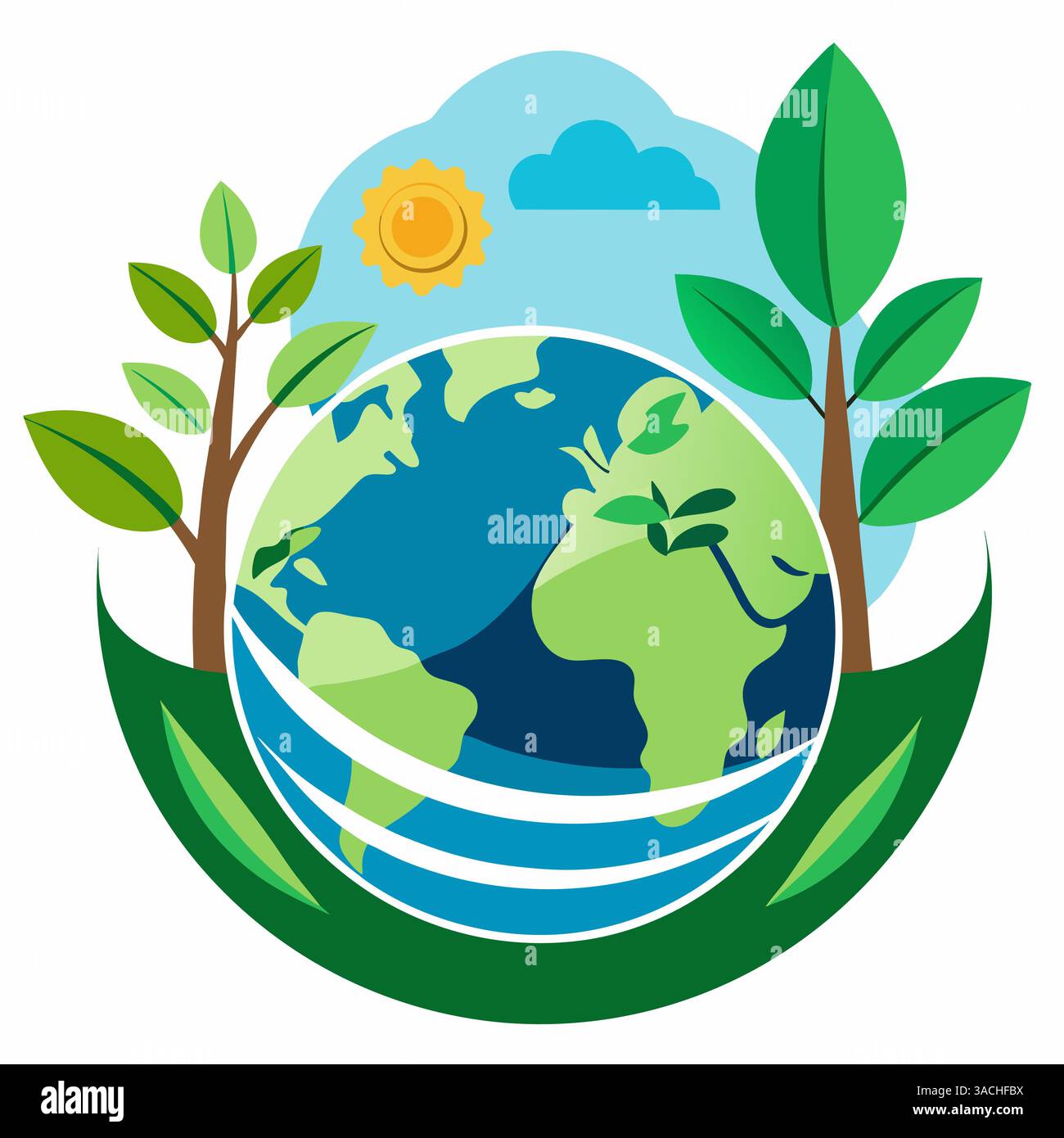 Drawing showing the damage environmental pollution causes to our world ...