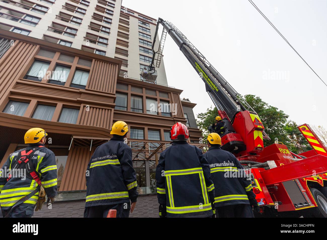 Chiang Mai, Thailand. 04th Apr, 2025. Disaster prevention and ...
