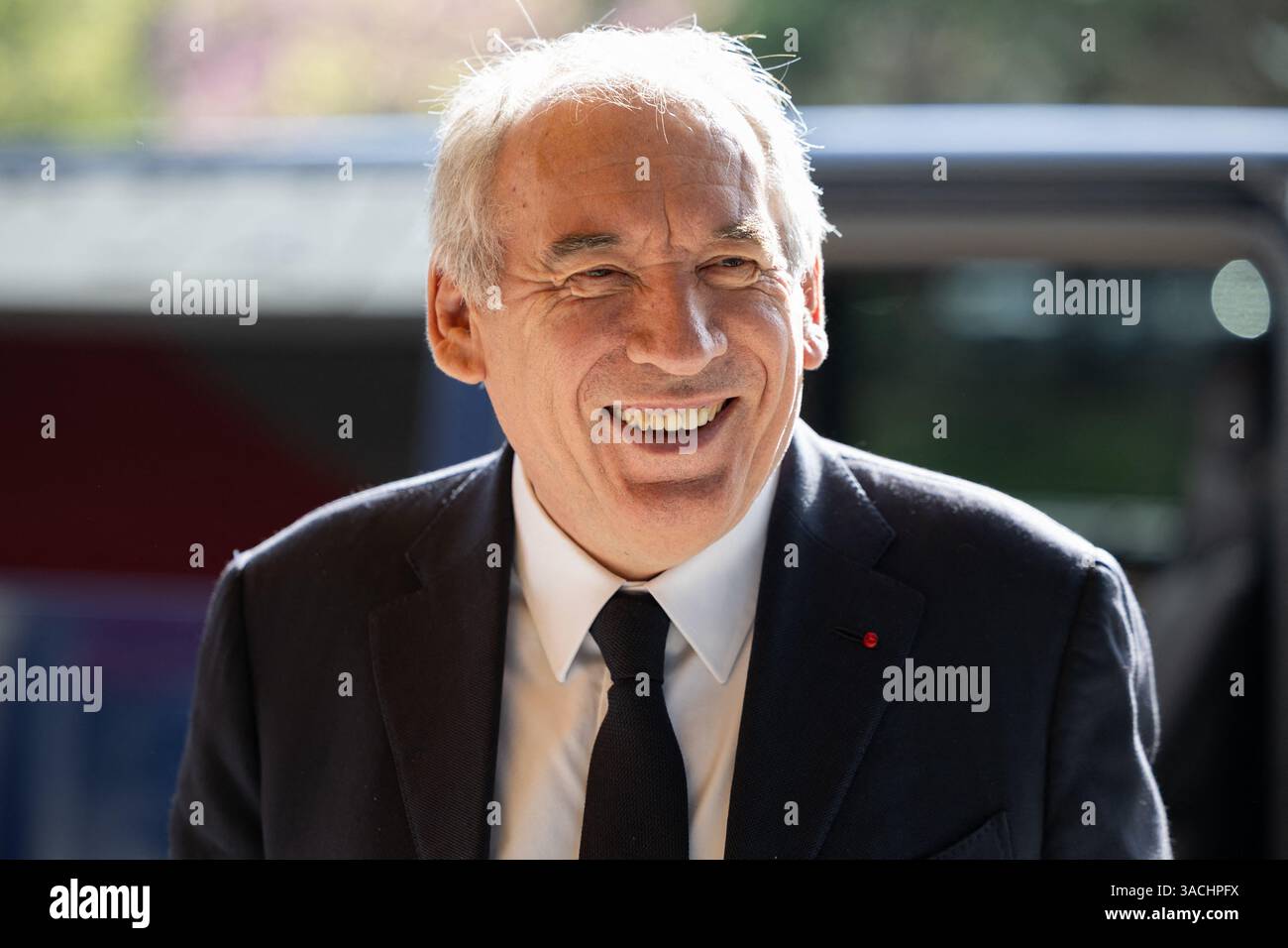 Nanterre, France. 04th Apr, 2025. French Prime Minister Francois Bayrou ...