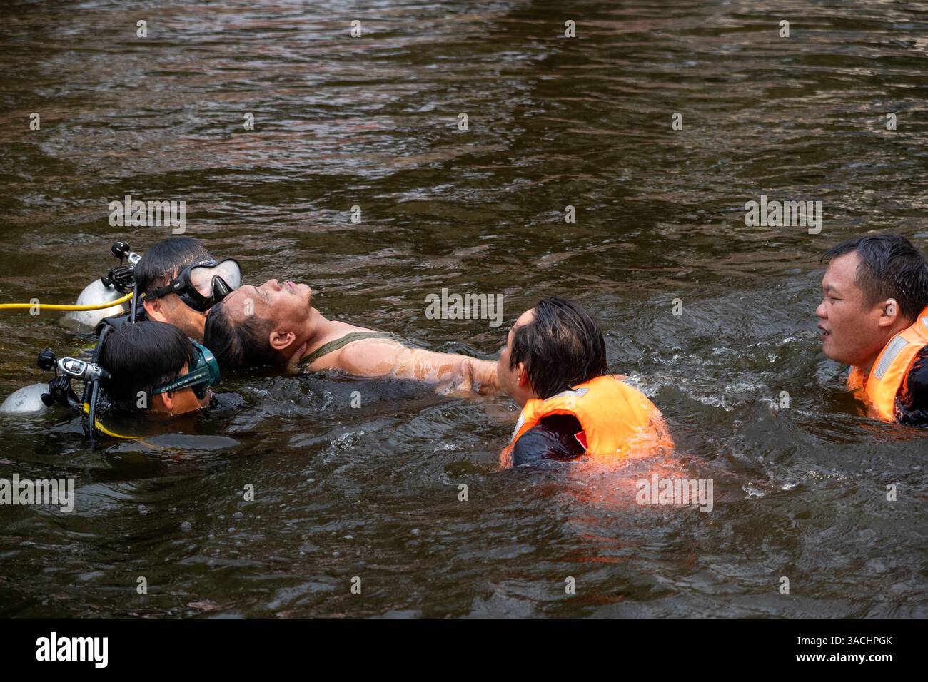 Chiang Mai, Thailand. 04th Apr, 2025. Disaster prevention and ...